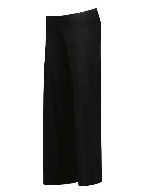 Isabella Oliver Sia Maternity Wide-leg Leggings - Caviar Black