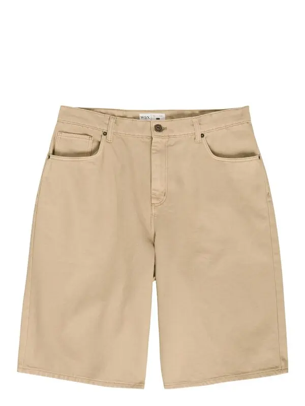 WAX LONDON Luca Cotton-twill Shorts - Beige