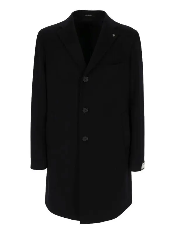 Tagliatore Single-breasted Tailored Coat - Black