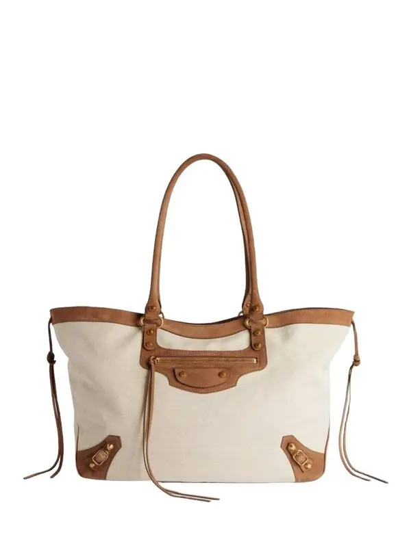 Balenciaga Le City Beach Tote Bag - Beige/camel