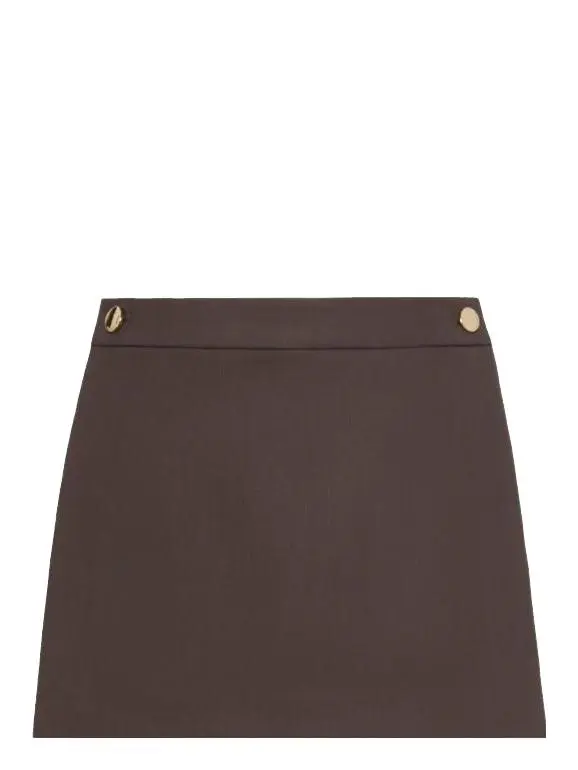 Sportmax Ottuso Wrap-panel Shorts - Chocolate