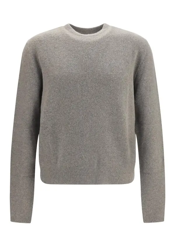 Rick Owens Cashmere-blend Crewneck Sweater - Grey