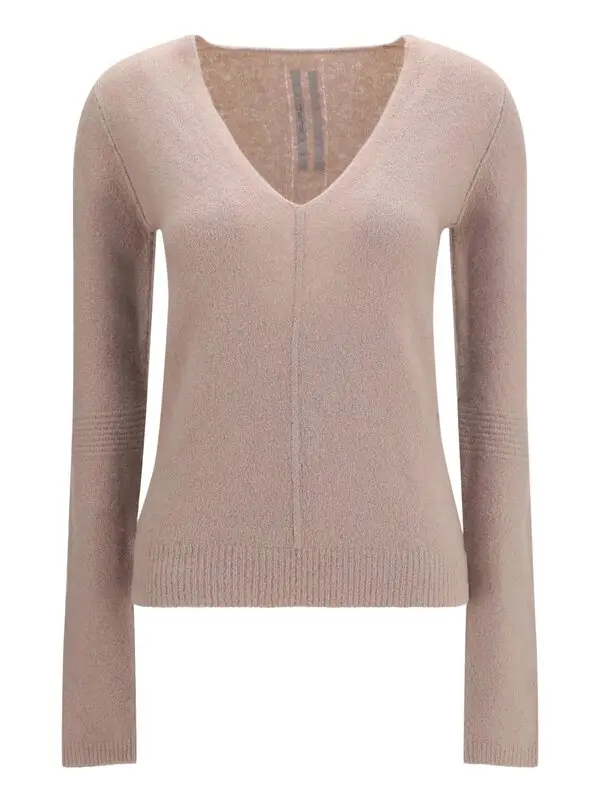 Rick Owens V-neck Cashmere Sweater - Pink