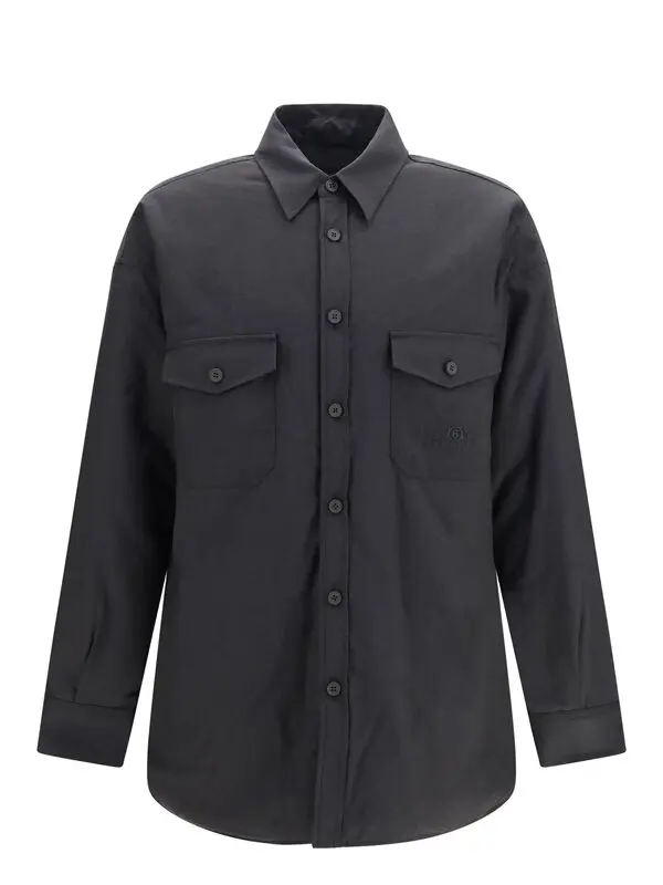 MAISON MARGIELA Wool-blend Shirt - Grey