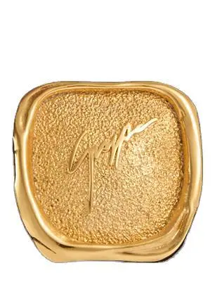 GIUSEPPE ZANOTTI Suede Seal Bag - Black