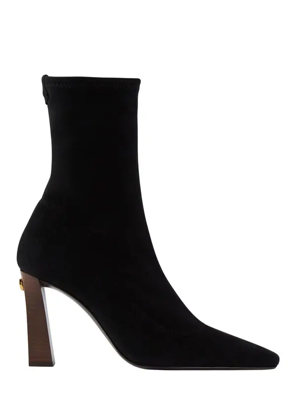 GIUSEPPE ZANOTTI Seal Stretch Bootie 90 - Black