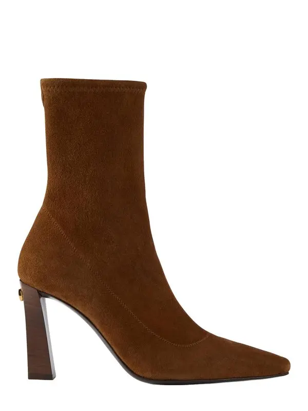 GIUSEPPE ZANOTTI Seal Stretch Bootie 90 - Brown