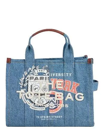 Marc Jacobs Tote Bag Textile Fibers - Blue