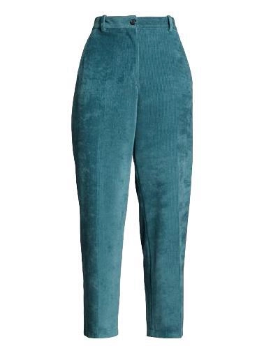 CIRCOLO 1901 Corduroy High Waisted Straight-leg Pants - Green