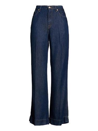7 For All Mankind Lyocell Wide-leg Jeans - Blue