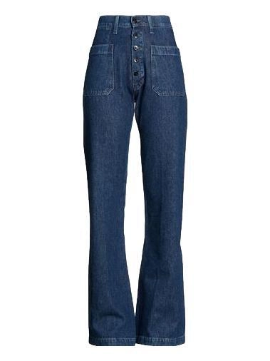 DEPARTMENT 5 High Waisted Cotton Elastane Jeans - Blue