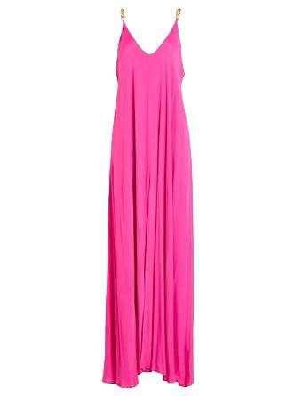 MISS BIKINI LUXE Maxi Dress With Chain Straps - Fuchsia