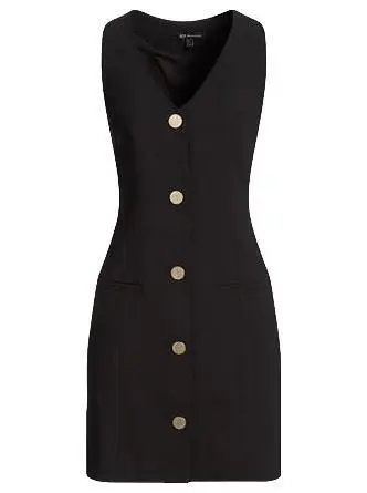Armani Exchange Polyester Mini Dress - Black