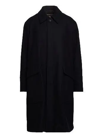SEALUP Single-breasted Wool And Polyester Coat - Blue