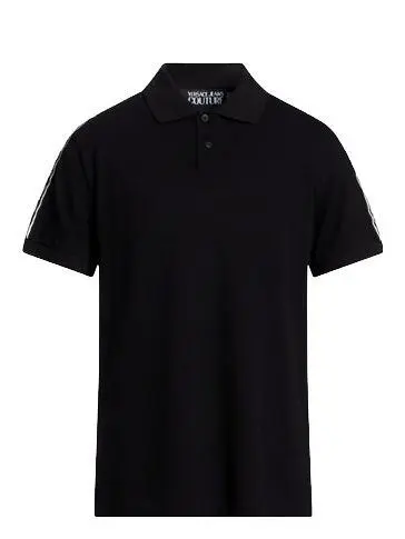 Versace Polo Shirt Size Cotton, Elastane - Black