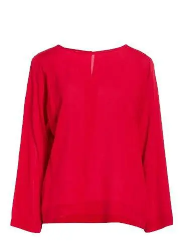 SHIRTAPORTER Acrylic And Silk Blend Top - Red