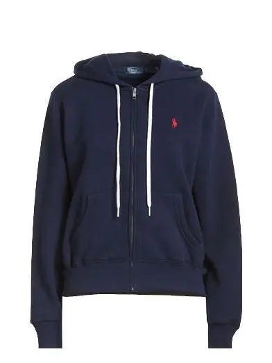Polo Ralph Lauren Cotton Polyester Zip-up Hoodie - Navy