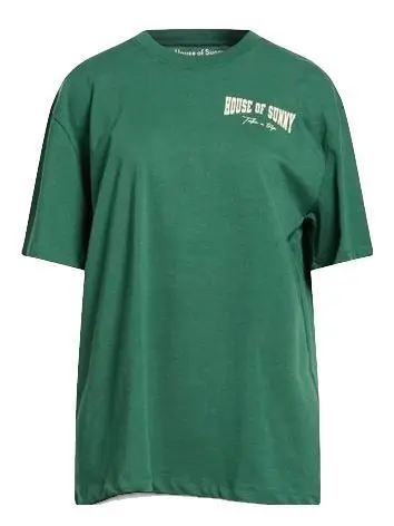 HOUSE OF SUNNY Organic Cotton T-shirt With Logo Print - Green