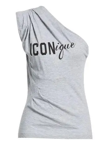 Dsquared2 One-shoulder Appliqué Top - Grey