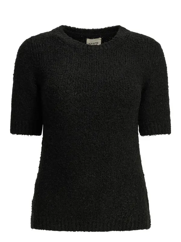 Khaite Cam Crew Neck Sweater - Black