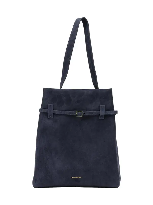 Manu Atelier Tote Du Jour Medium Shoulder Bag - Blue