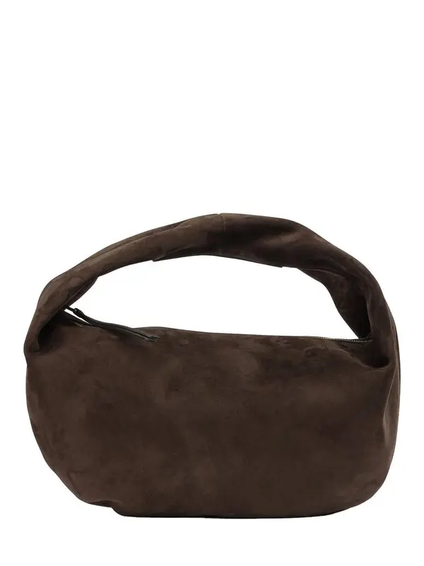 Khaite Olivia Hobo Medium Handbag - Brown