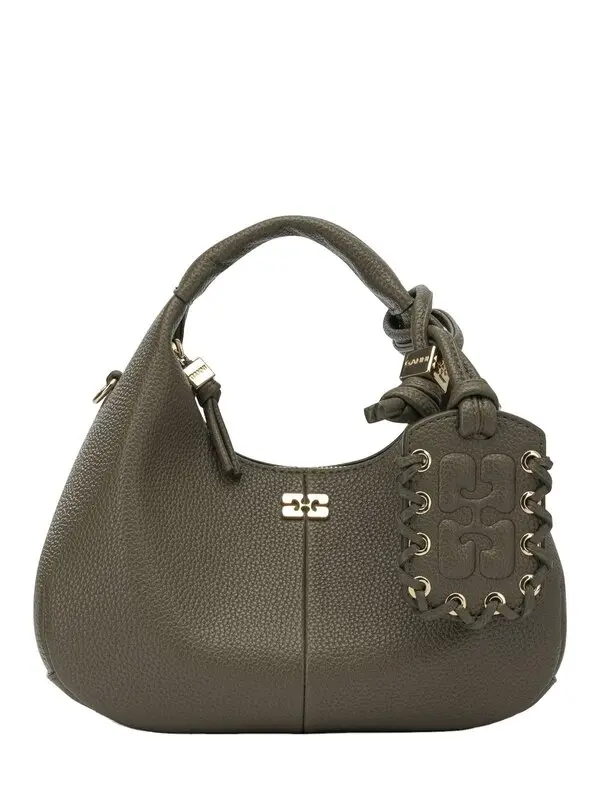 GANNI Hobo Small Hand Bag - Green