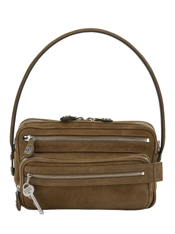 Acne Studios Calf Leather Shoulder Bag - Brown