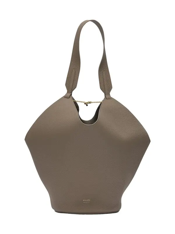 Khaite Lotus Medium Shoulder Bag - Brown