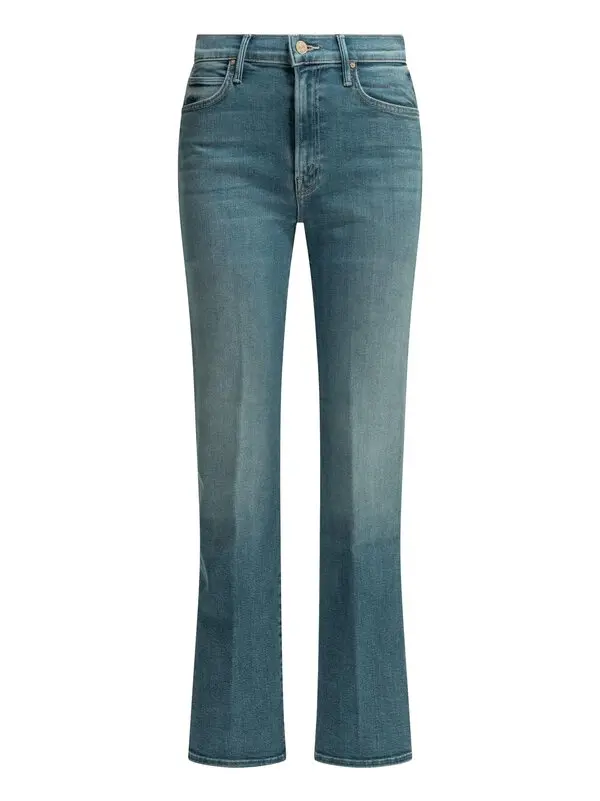 MOTHER The Kick It Straight Leg Jeans - Blue