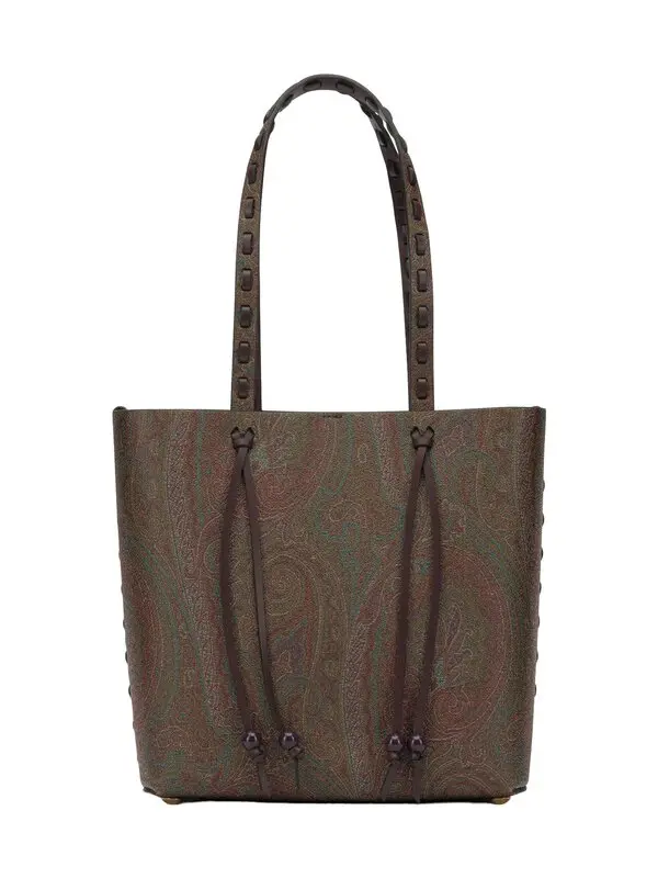 Etro Essential Paisley Jacquard Small Shoulder Bag - Brown
