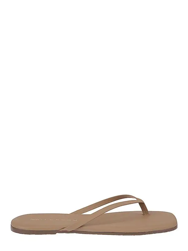 TKESS X TESSABIT Lily Leather Sandals - Beige