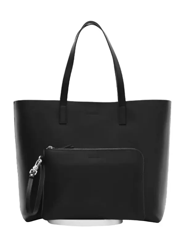 Écotorie Agatha Organic Calf Leather Tote Bag - Black