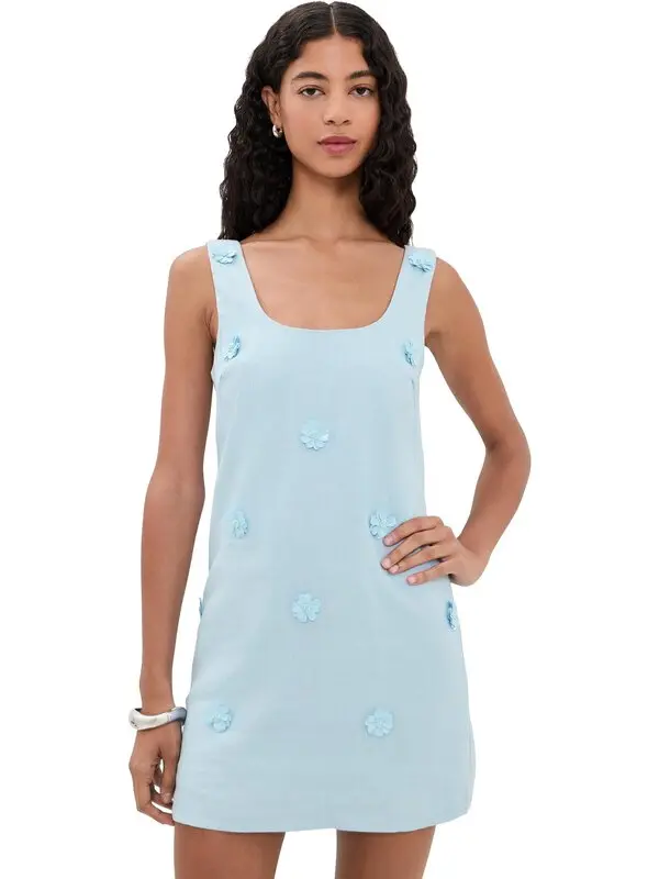 MAUDE CLUB Crosby Dress - Ice Blue