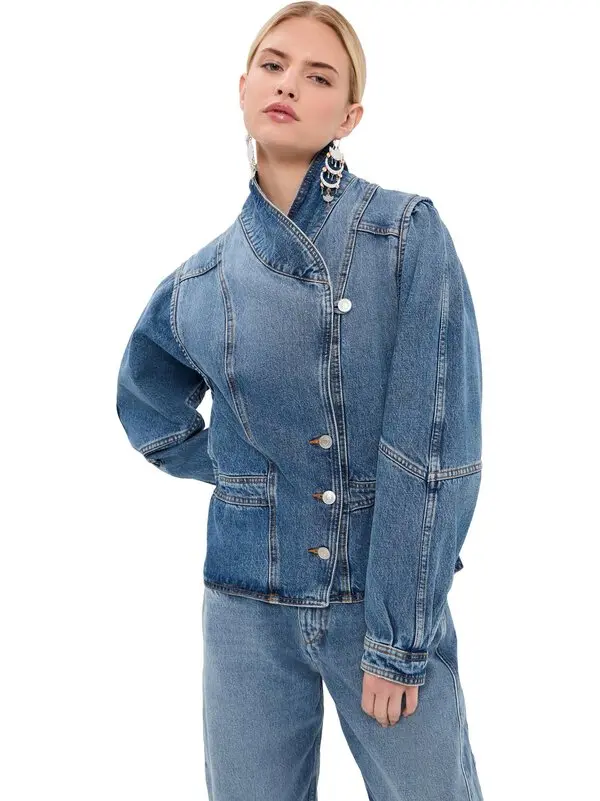 Isabel Marant Étoile Dolie Denim Jacket - Light Blue