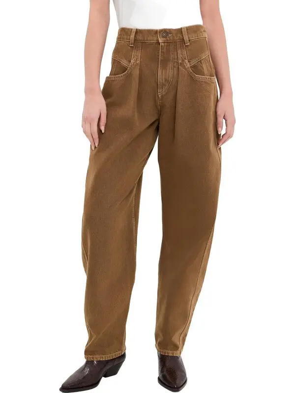 Isabel Marant Étoile Lisha Jeans - Bronze