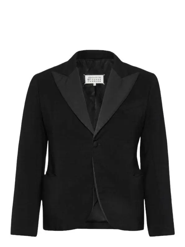 MAISON MARGIELA Wool Blazer - Black
