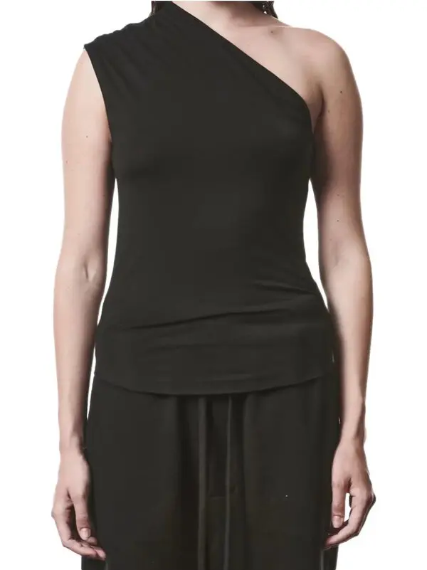 THOM KROM One Shoulder Top - Black