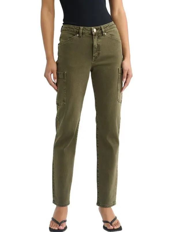 DL1961 Devon Low Rise Cigarette Fit Jeans - Pine
