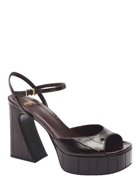 Fendi Arco Platform Sandal - Brown