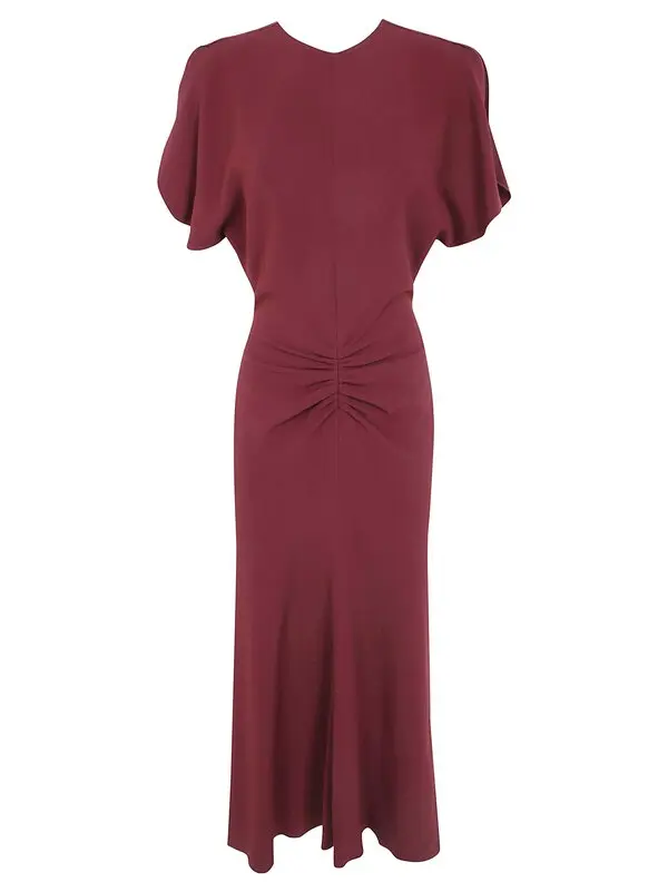 Victoria Beckham Midi Dress - Red