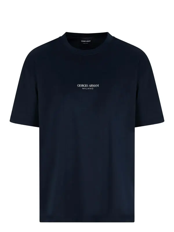 Giorgio Armani Crew Neck T-shirt - Blue