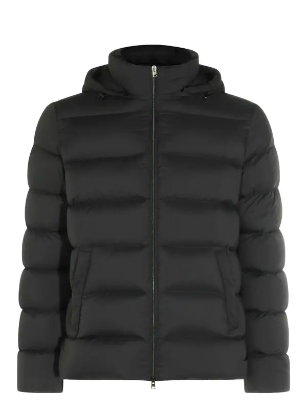 Herno Hooded Down Jacket - Gray