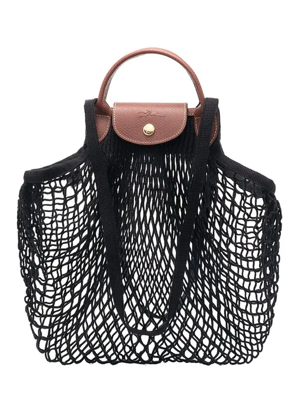 Longchamp Le Pliage Filet Bag - Black