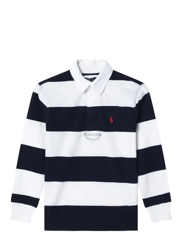 Polo Ralph Lauren Striped Long Sleeve Polo Shirt - Multicolor