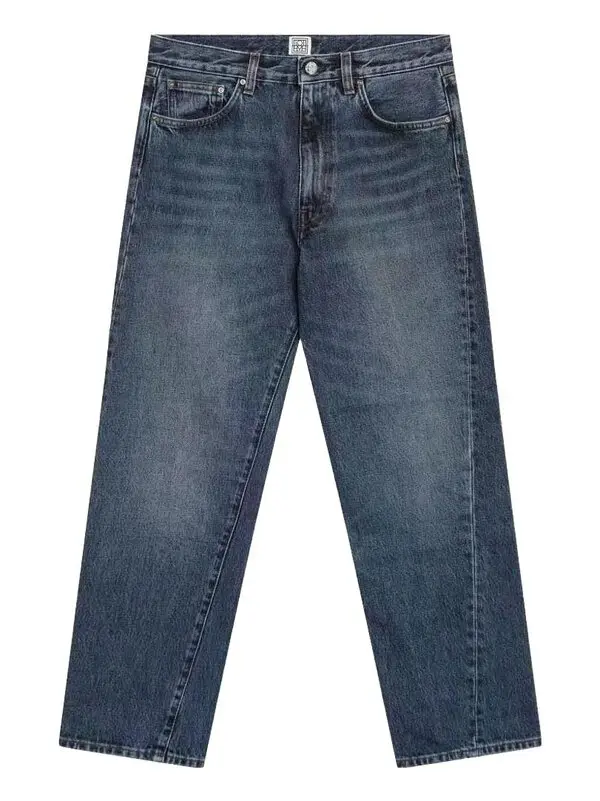 TOTEME Washed-effect Straight-leg Jeans - Blue