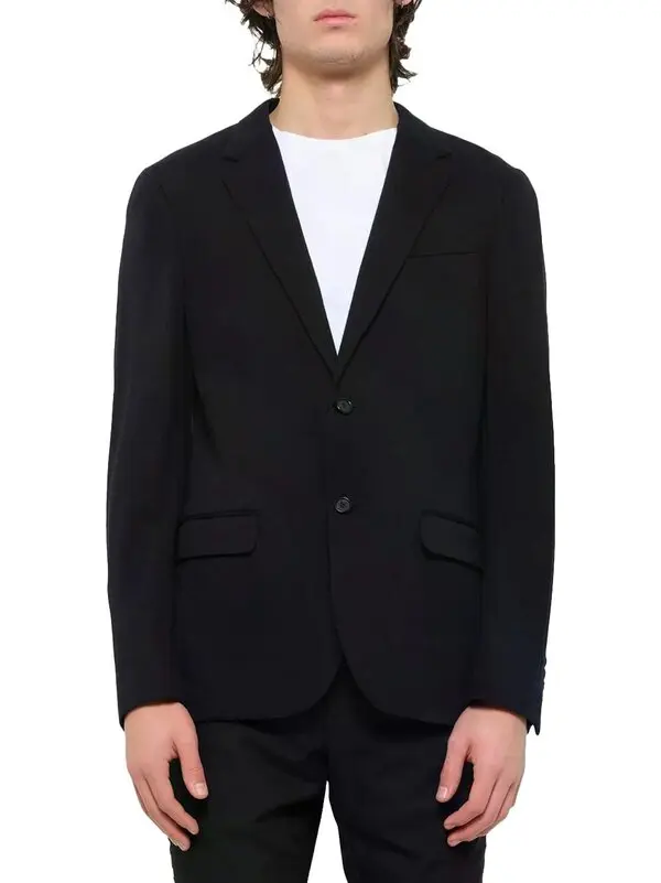 LANVIN D8 Single-breasted Blazer - Blue