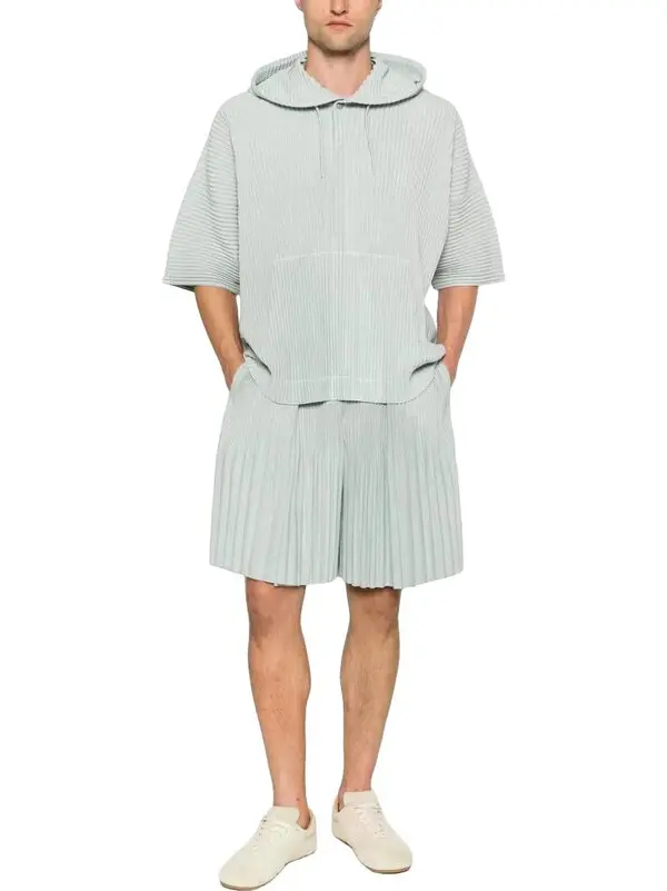 Issey Miyake Plissé Hoodie - Grey