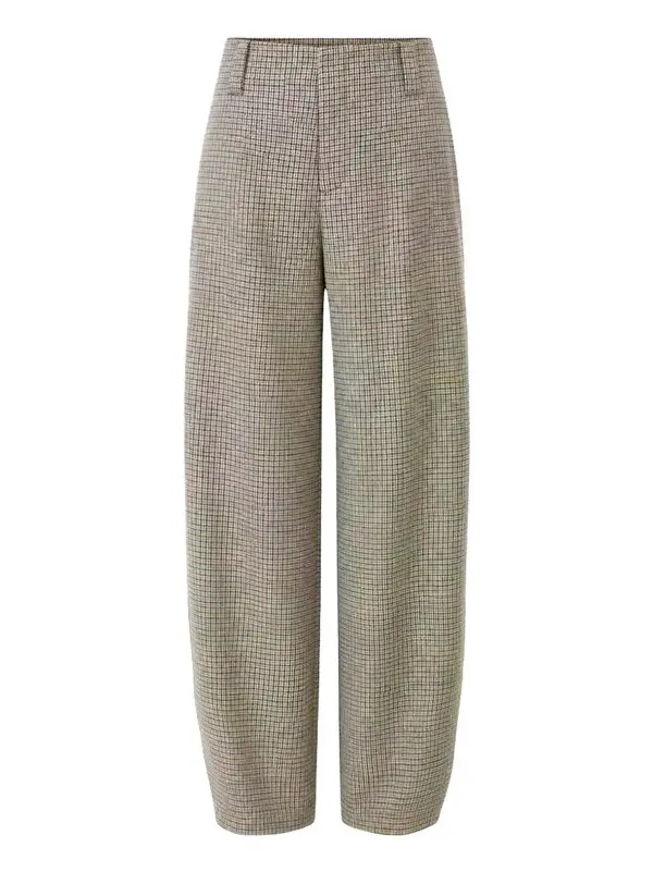 Closed Barlie Checked Trousers - Neutrals