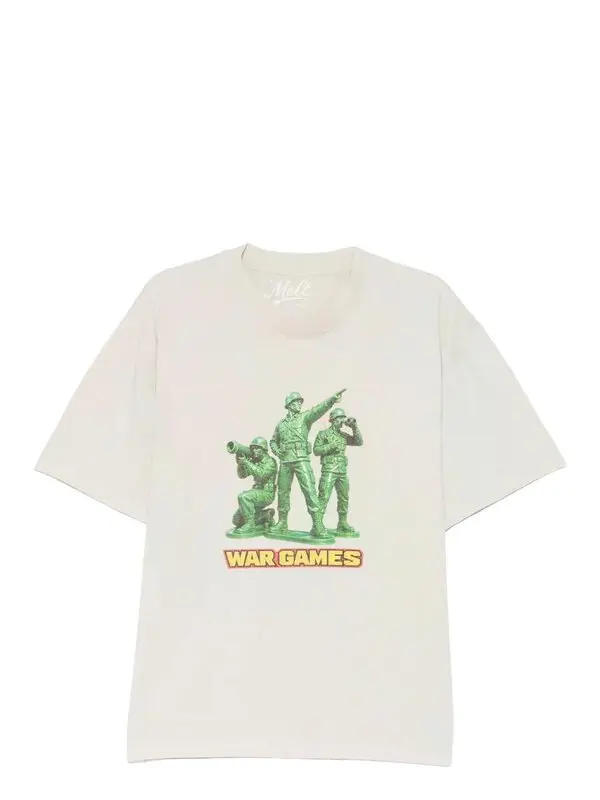 MELT Graphic-print T-shirt - Neutrals